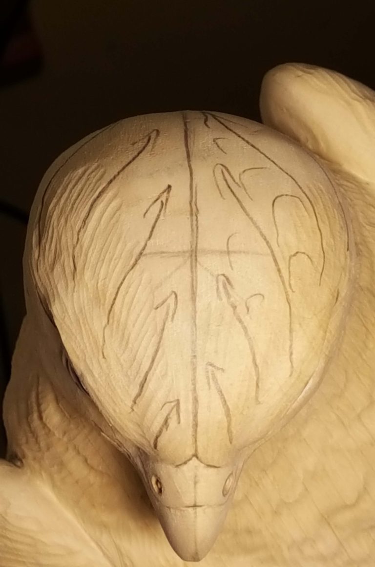 Carving a Peregrine falcon | Wildlife Sculpting